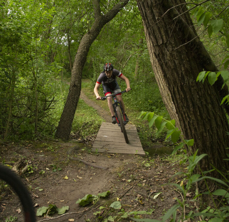 Creekside Bike Trail provides scenic and exciting trails for bikers of ...