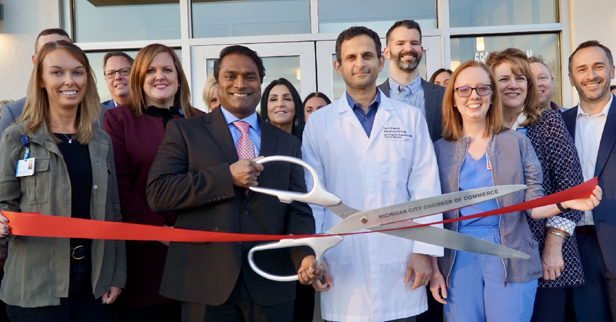 Northwest Health Michigan City Ribbon Cutting 2022 - LaPorteCounty.Life
