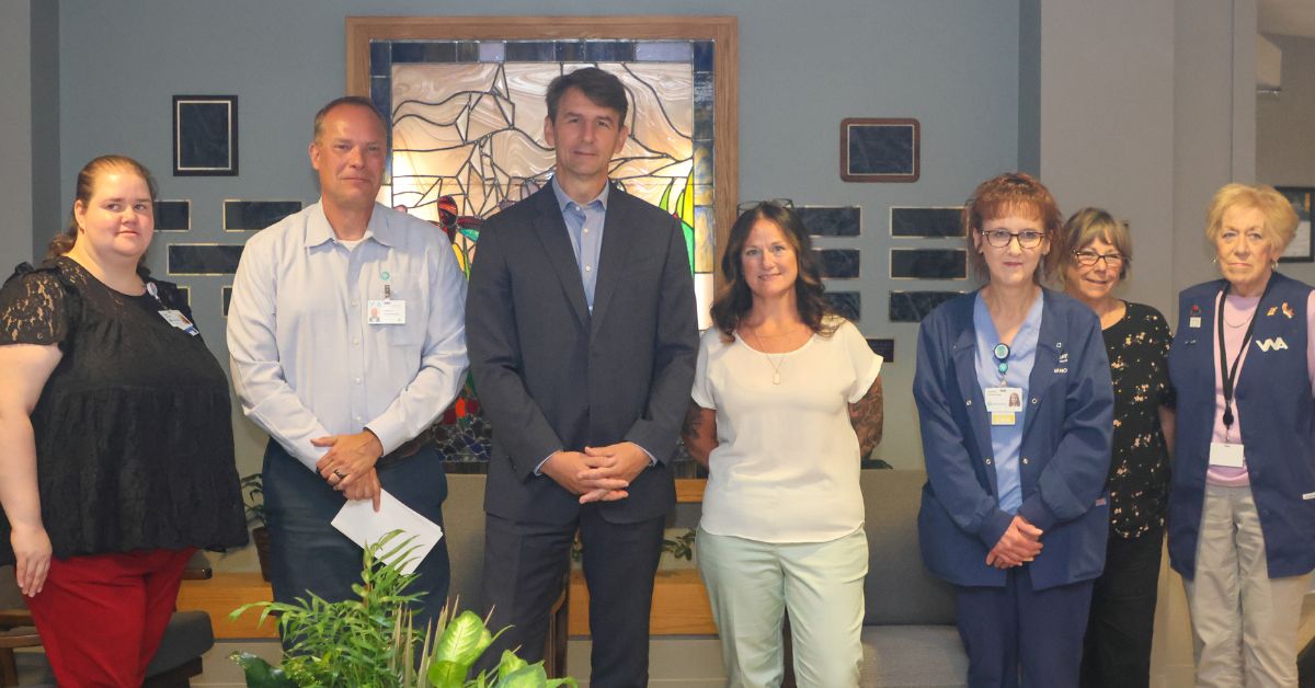 Congressman Frank Mrvan takes enlightening visit to VNA Hospice NWI ...