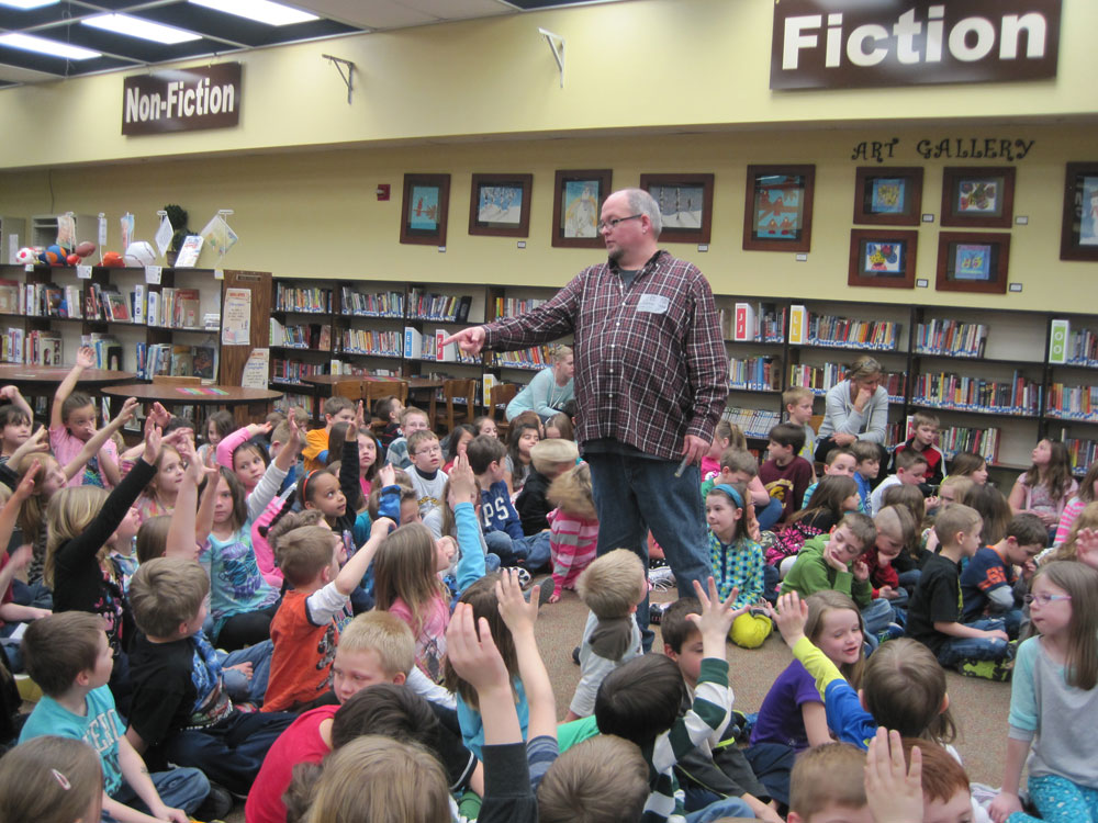 Illustrator Stacy Curtis Visits Duneland Schools - GreatNews.Life