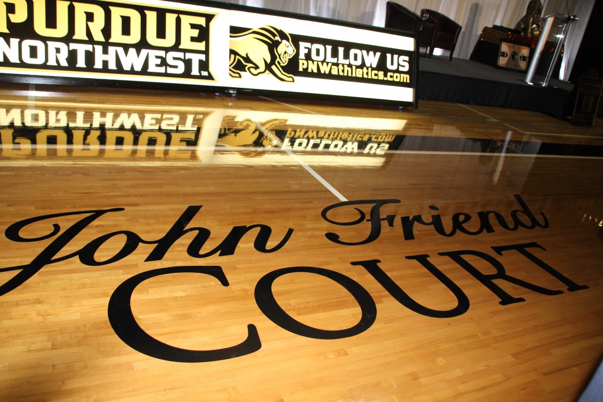 Purdue University Northwest Honors John Friend with Basketball Court ...