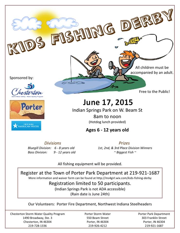 Go Blog V Fishing Derby Flyer