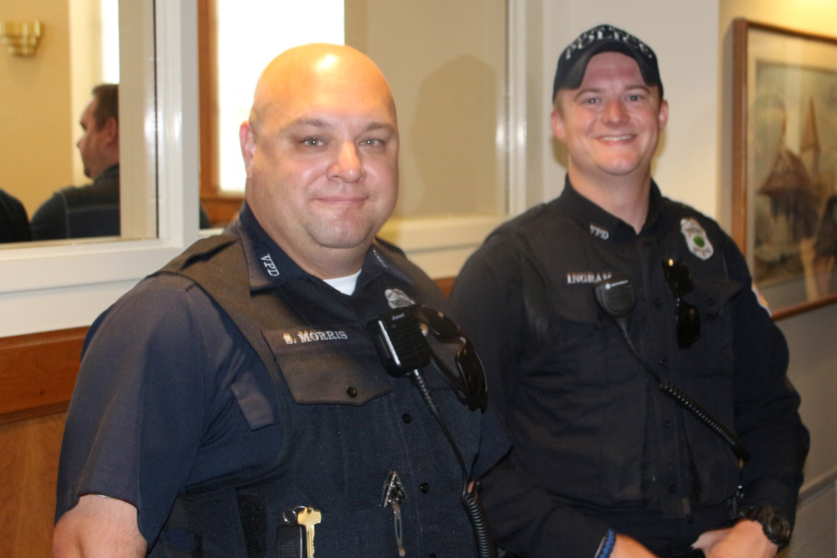 Valpo Swears in new Police Chief Balon and Assistant Police Chief ...